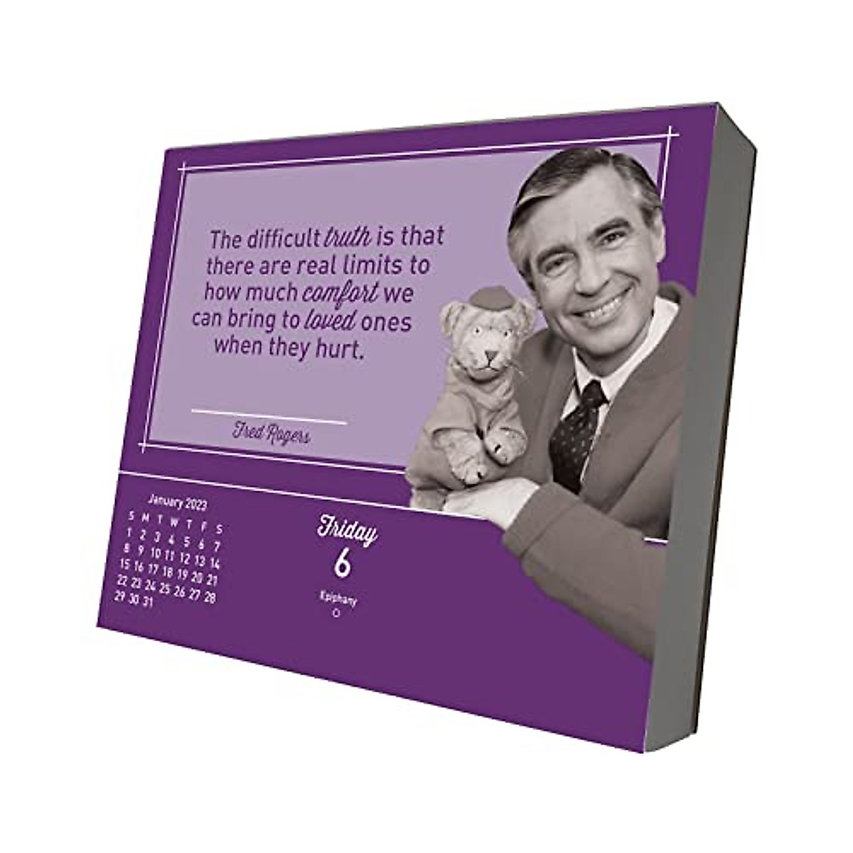 2023 Mister Rogers Day-at-a-Time Box Calendar