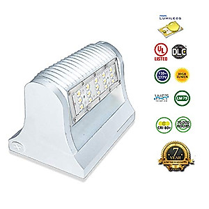 Westgate Rotatable LED Wall Packs 360 Degrees- White Finish - Outdoor Lights Parking Overhead Entrance Yard - Waterproof IP65 - UL Listed - High Lumen 120-277V (40W 3000K Warm White)