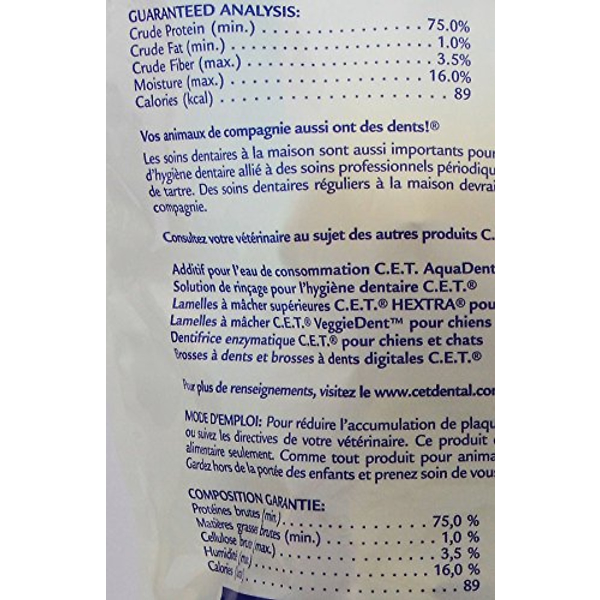 Virbac C.E.T. Enzymatic Oral Hygiene Chews, Large for Dogs over 50 pounds