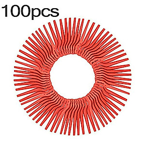 Chuancheng 100Pcs Plastic Cutter Blades Replacement for Stihl PolyCut 2-2 Garden Lawn Mower Trimmer Blades 4008 007 1000 Grass Cutter Tool (100)