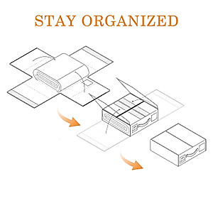 BIKTIC Foldable Bed Sheet Set Organizer,2-Pack with Zipper for Queen or King Sheets, Duvet Covers, and Pillowcases, Linen Closet Organizer for Bedding Clothes Towels