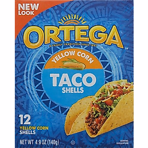 Ortega Yellow Corn Taco Shells, 4.9 Ounce, 12 Shells
