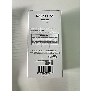 S.ROKE TTAN Portable Ceramic Paring Knife - 2.5 Inches Sharp Blade, Small Folding Knife, Cutter Peeler 2 in 1, Mini Cute Portable Fruit Knife for Travel, Camping (Pink + Green)