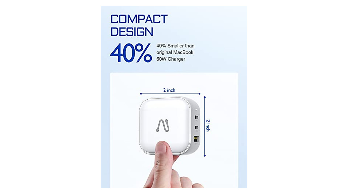 Aergiatech 65W USB C Wall Charger - Fast, Reliable Power