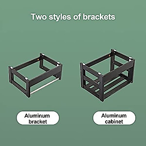 Commercial Restaurant Kitchen Sink 1 Compartment Stainless Steel Sink Wall Mounted Sink With Faucet Combo And Strainer For Restaurant,Laundry Room,Backyard,Kitchen,Garage (Color : Bracket2, Size : 5