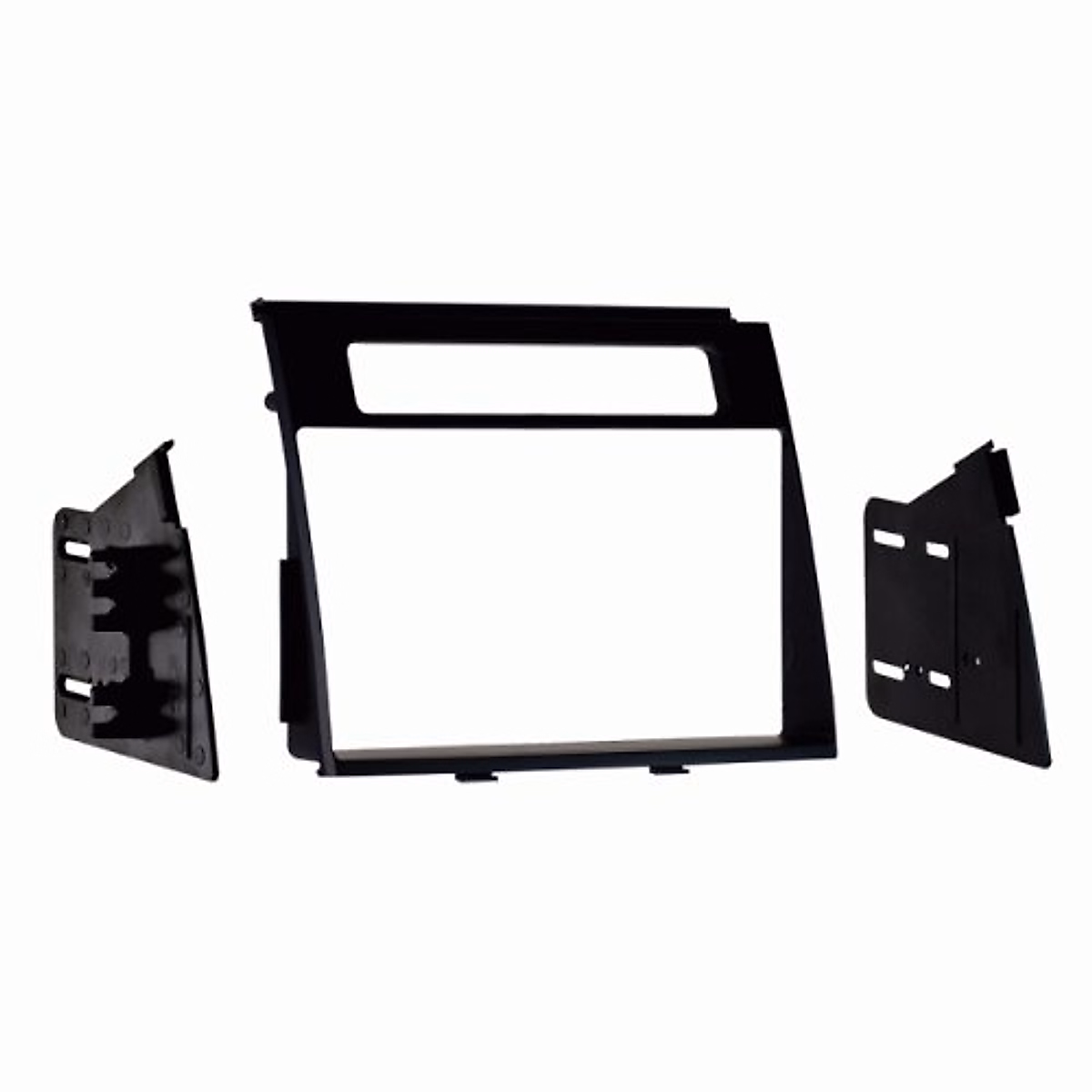 Carxtc Double Din Install Car Stereo Dash Kit for a Aftermarket Radio Fits 2012-2013 Kia Soul Trim Bezel is Painted Matte Black Non Navigation Replacement