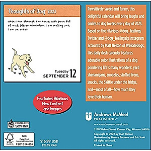 Thoughts of Dog 2023 Day-to-Day Calendar