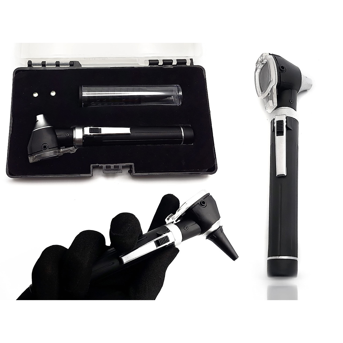 MEDCASE Brilliance Otoscope | Lifetime Warranty | Professional Ear Scope with Light and Speculum for Ear Examination and Diagnosis - Ideal for Professional Use