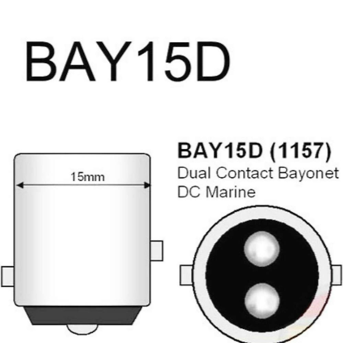 2Pcs BAY15D 1157 1016 1076 1130 P21/5W Car Bulb 1157 LED Socket LED Bulb Light Lamp Socket Adapter Extension Wire 1157 Socket Car Light Bulb Adapter Plug BAY15D Adapter BAY15D Socket