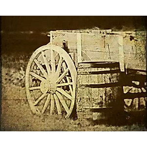Posterazzi Rustic Wagon and Barrel Poster Print by C. Thomas McNemar, (22 x 28)