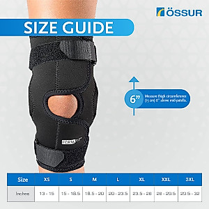 Össur Form Fit Knee Hinged Wrap- Advanced Orthopedic Support for Effective Pain Relief, Injury Recovery, and Maximum Knee Stability - Designed for Comfort and Performance (XX-Large)