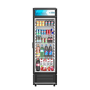 KoolMore MDR-9CP Display-Refrigerator, 9 cu.ft. Single Swing Door, Black
