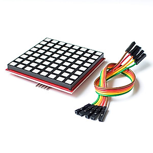 LED Full Color Dot Matrix RGB LED Display Screen Board 8 * 8 Dot Matrix Module for Raspberry Pi 3/2/B+ 8x8 RPI-RGB-LED-Matrix