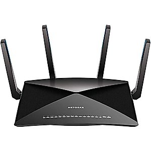 NETGEAR Nighthawk X10 AD7200 802.11ac/ad Quad-Stream WiFi Router, 1.7GHz Quad-core Processor, Plex Media Server, Compatible with Amazon Alexa (R9000) (Renewed)