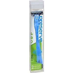 Preserve Razor Blade Triple, 2 ct