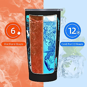 Zyxmconas SZAs Stainless Steel Insulated Tumbler Double Wall Travel Cup With Straw And Lid For Home Office Car 20 oz