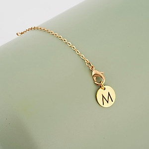 MOTAIN Letter Charm Accessories For Stanley Cup,Hollow Letter Name Id Letter Handle Charm,Personalized Water Cup Handle Identification Letter Char(M)