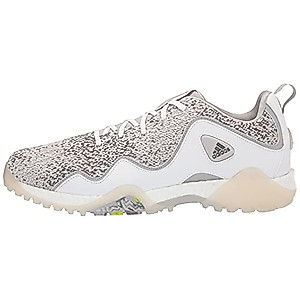 adidas Men's CodeChaos 21 Primeblue Spikeless Golf Shoes, Footwear White/Grey Four/Grey Two, 9.5