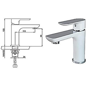 Kitchen Taps Kitchen Tap Kitchen Faucet New White Brass Bathroom Basin Faucet Hot And Cold Water Faucets Mixer Tap Sink Faucet Bath Sink Vanity Faucet
