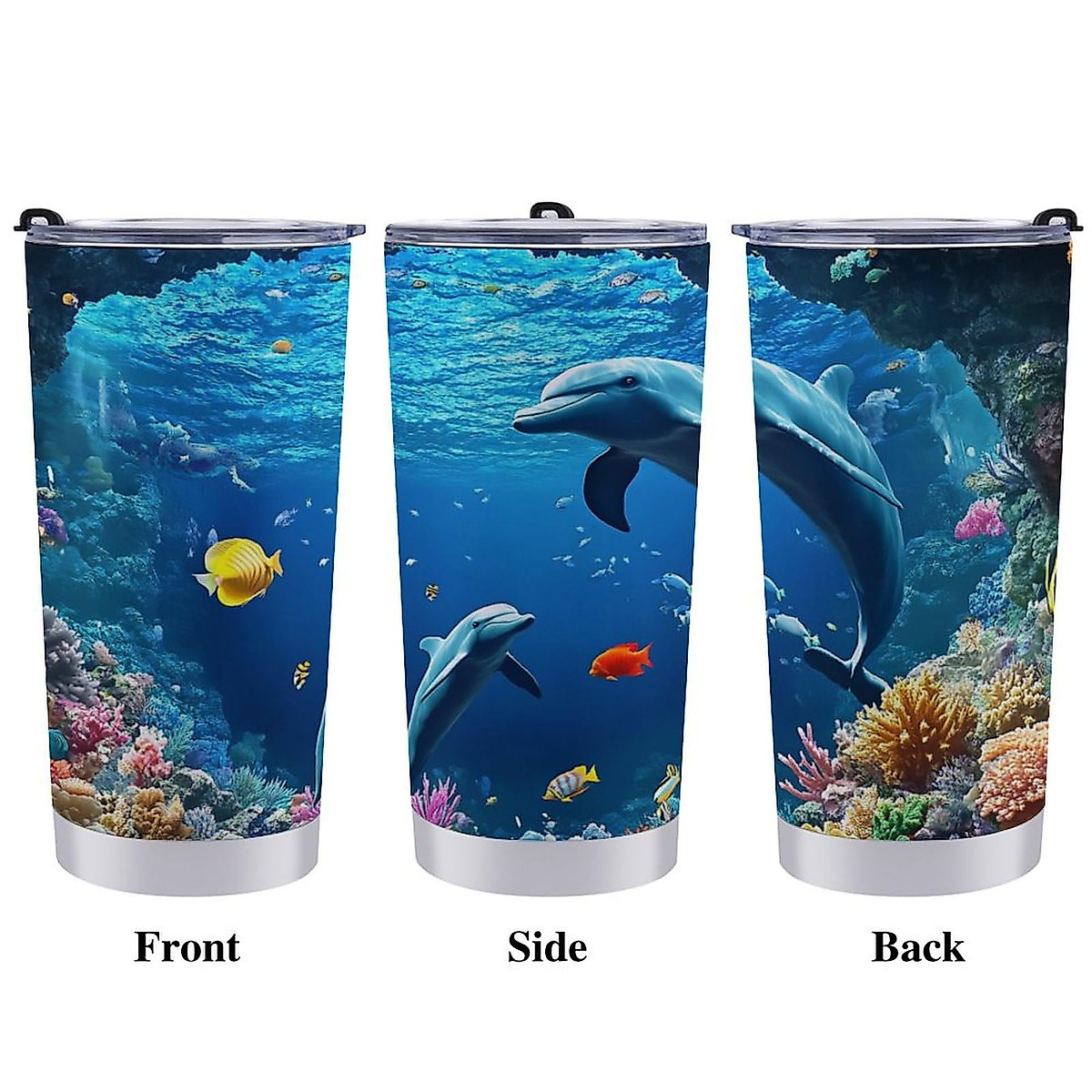 zxxpensy 20 Oz Tumbler Travel Cup Cute Beagle Dog with American Flag Water Bottle, Stainless Steel Vacuum Insulated Coffee Mug with Straw Lid And Cleaning Brush