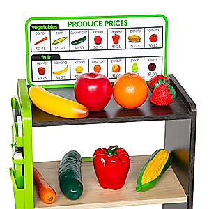 Melissa & Doug Harvest Market Grocery Store and Companion Collection Accessories