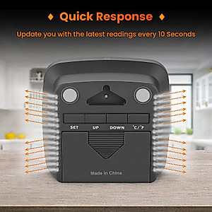 SMARTRO SC42 Professional Digital Hygrometer Indoor Thermometer Room Humidity Gauge & Pro Accuracy Calibration