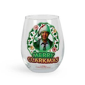 National Lampoon's Christmas Vacation Merry Clarkmas Stemless Glass | 20 Ounces