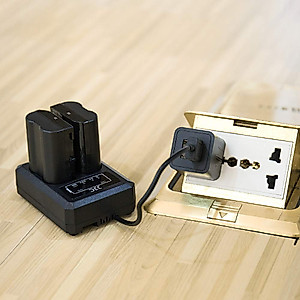 JJC EN-EL15 Battery Charger USB Dual Slot for Nikon Zf Z f Z5 Z6 Z7 Z6II Z7II D850 D780 D750 D610 D600 D500 D7500 D7200 D7100 D7000 D810A D810 D800E D800 Cameras