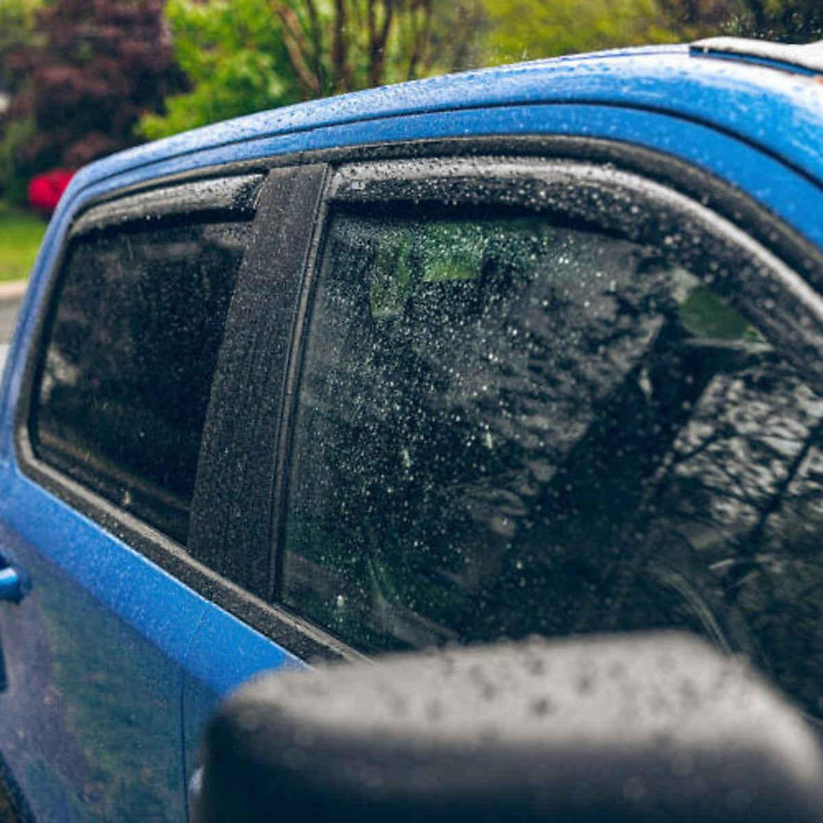 Auto Ventshade 194914 In-Channel Ventvisor Window Deflector for 2007-2013 Toyota Yaris, Smoke, 4 Piece