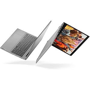 Lenovo IdeaPad 3i Laptop, 14" FHD Anti-Glare Screen, Intel i3-1115G4, 8GB RAM, 256GB SSD, Webcam, HDMI, Media Card Reader, Dolby Audio, Wi-Fi 6, Windows 11s, Arctic Grey, EAT Cloth