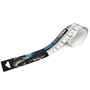 Salty Bones 36" Fishing Ruler Sticker - Walleye Edition - Made in The USA