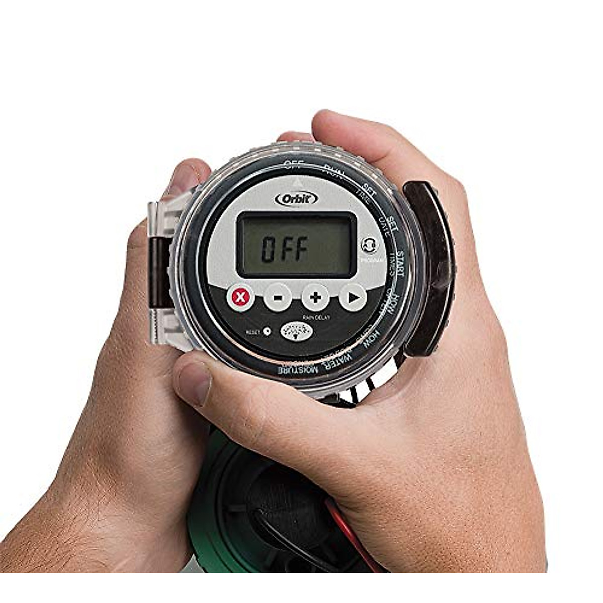 Orbit 57860 Battery Operated Sprinkler Timer with 1" FPT Jar Top Automatic Sprinkler Valve