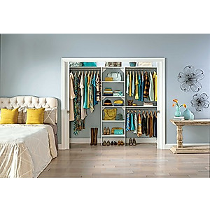 ClosetMaid SuiteSymphony Closet Organizer with Shelves, 25-Inch-Pure White