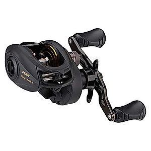 Penn Squall Low Profile Reel Black Smoke 9.3 oz