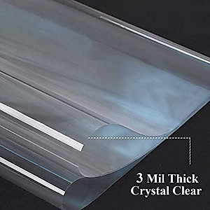 iLovepaper Clear Cellophane Wrap Roll 33''x115Ft, 3 Mil Thick Clear Cellophane Wrapping Paper|Christmas Wrap Roll|Cellophane Roll | Cellophane Wrap for Christmas Halloween Gifts, Baskets, Flowers