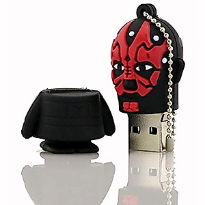 2.0 Darth Maul Star Wars 16GB USB External Hard Drive Flash Thumb Drive Storage Device Cute Novelty Memory Stick U Disk Cartoon