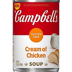 Campbell's Condensed Gluten Free Cream of Chicken Soup, 10.5 oz Can