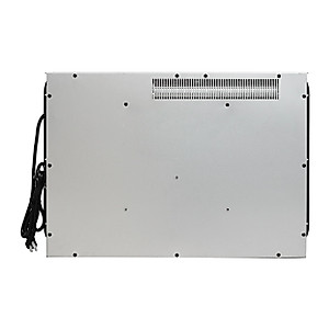 26 Inch Electric Fireplace Insert, Ultra Thin Heater with Log Set & Realistic Flame, Remote Control with Timer, Overheating Protection, BOJATU