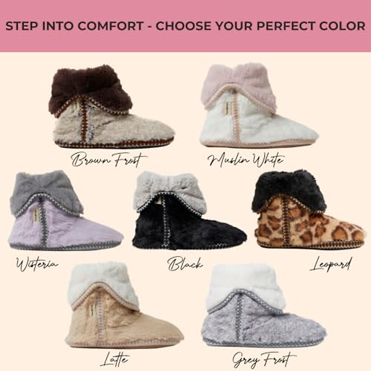 Dearfoams womens Beth Foldover Boot Slipper, Grey Frost, Large US