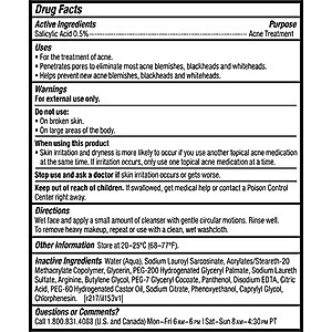 Paula's Choice CLEAR Pore Normalizing Cleanser, Salicylic Acid Acne Face Wash, Redness & Blackheads, 6 Ounce