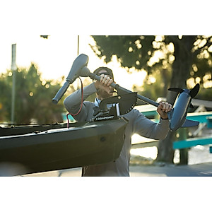 Newport Trolling Motor Transom Motor Mount - Kayaks - Freshwater and Saltwater - 1 Size, Gray