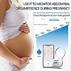 Smart Tape Measure Body with App - RENPHO Bluetooth Measuring Tapes for Body Measuring, Weight Loss, Muscle Gain, Fitness Bodybuilding, Retractable, Measures Body Part Circumferences, Inches & cm