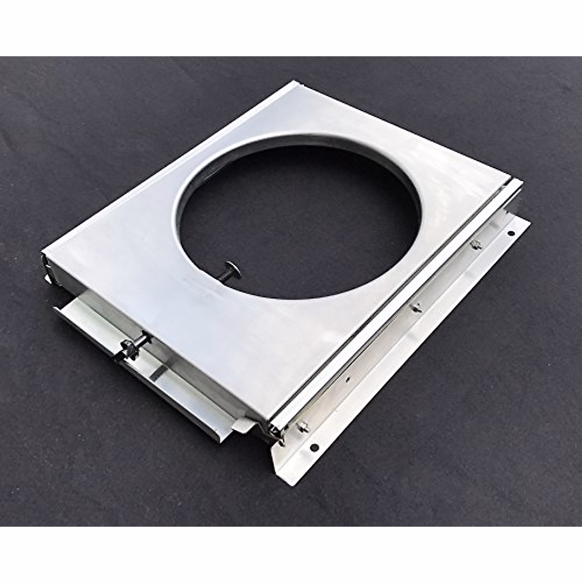 PitsMaster 304 Grade Stainless Steel Slide Out Propane Tank Tray for BBQ Island, RV, Free Standing Gas Grill