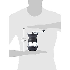 Hario "Skerton Pro" Ceramic Manual Coffee Grinder, Black