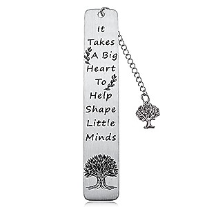 3 Pack Teacher Metal Bookmark, Book Lover Reading Gifts, End of Term Teacher Appreciation Thank You Gift Nursery Preschool School