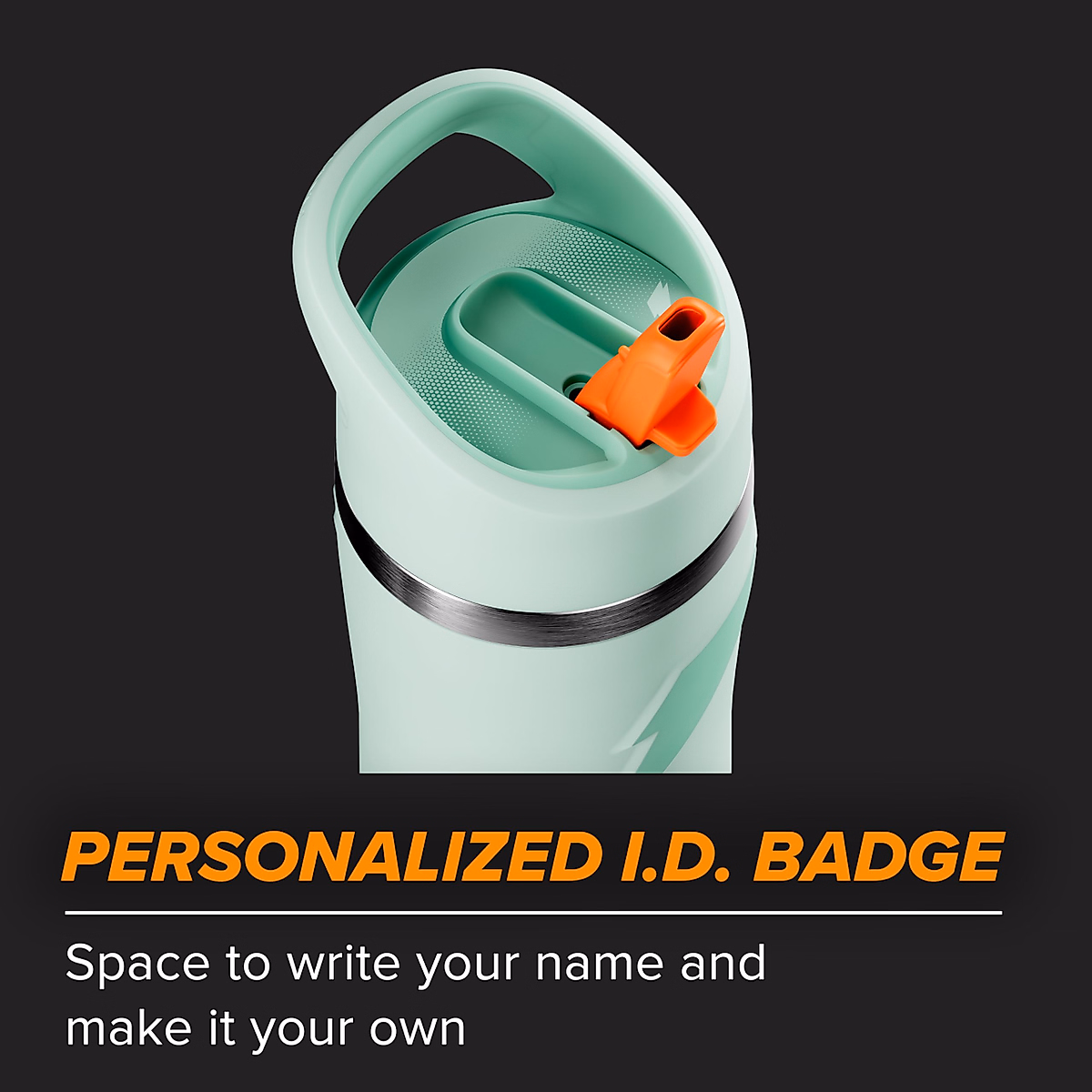 Gatorade 'Overtime' 22oz Stainless Steel Water Bottle, Straw Cap, Yellow