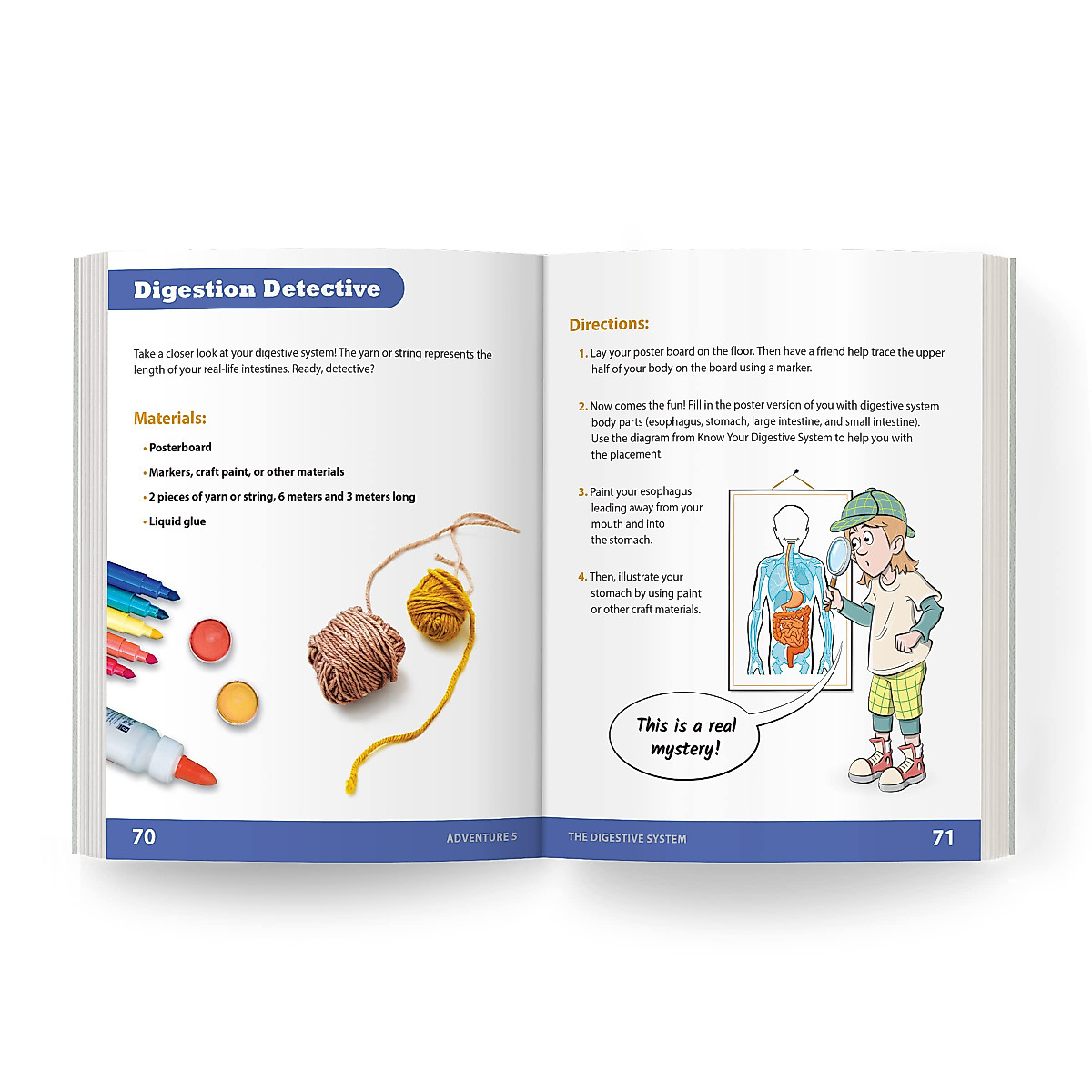Know Yourself - The Digestive System: Adventure 5, Human Anatomy for Kids, Best Interactive Activity Workbook to Teach How Your Body Works, STEM & STEAM, Ages 8-12 (Systems of the Body)