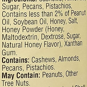 Savanna Orchards Gourmet Honey Roasted Nut Mix - Cashews, Almonds, Pecans and Pistachios (30 oz)