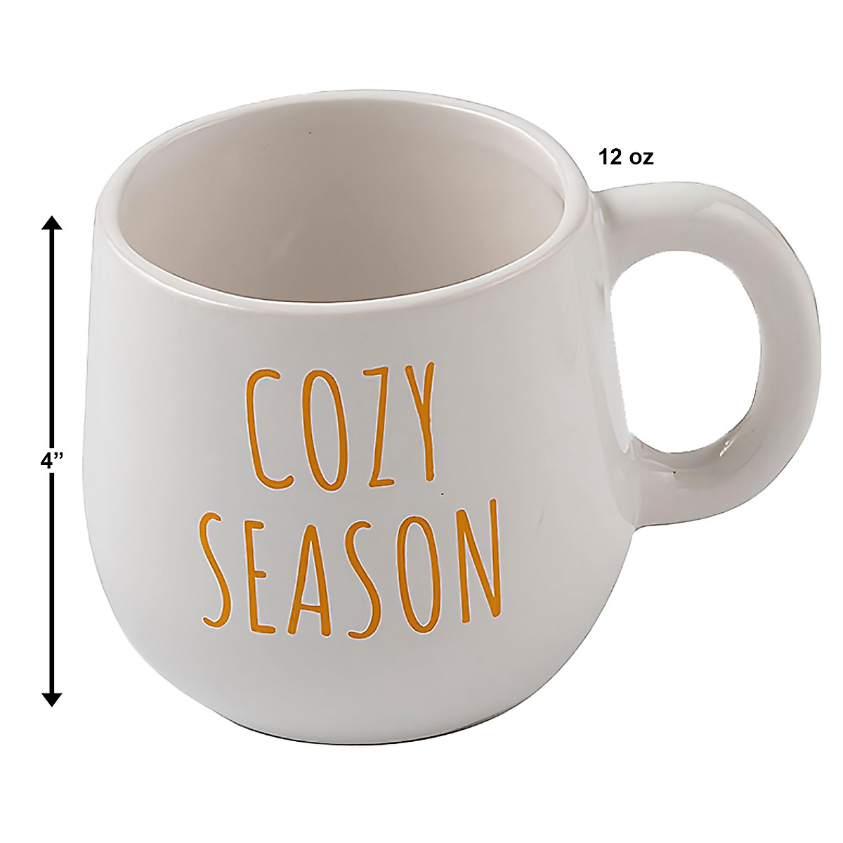 Fun Express Fall Ceramic Mugs - 4 Pieces