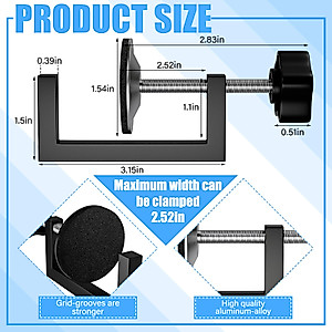 Yaocom 4 Pcs Adjustable Sectional Couch Connectors Outdoor Patio Furniture Clips Sectional Couch Clips Rattan Furniture Clamps Wicker Chair Fasteners, Connect Sectional Module Couch Patio Furniture